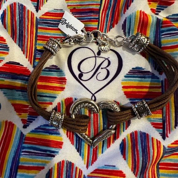 Brighton | Jewelry | Brighton Heart Bracelet With Tag | Poshmark